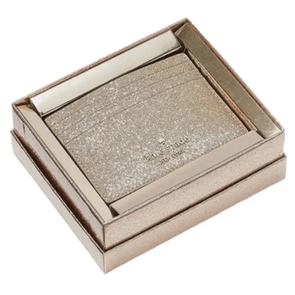 kate spade | Bags | Kate Spade Glimmer Small Slim Card Holder Nwt ...